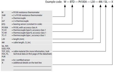 20 Bearing temperature sensor