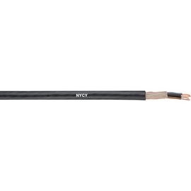 NYCY PVC power cable, direct burial, with concentric conductor