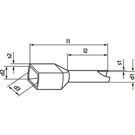 Insulated TWIN conductor end sleeve for two strand conductors