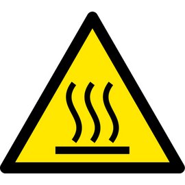 Safety signs in accordance with ISO 7010 made of laminated polyester ...